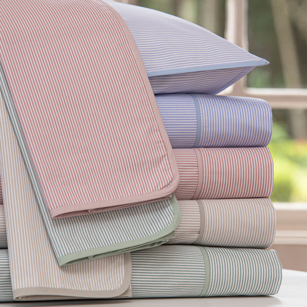 Jogo de Lençol Stripes - Scavone Casa